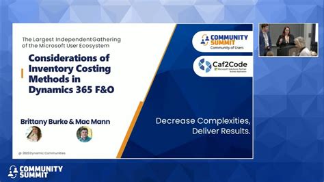 Considerations Of Inventory Costing Methods In D365 Fando Dynamics