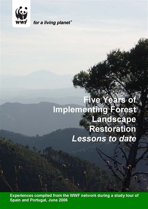 five years of implementing forest landscape restoration lessons to