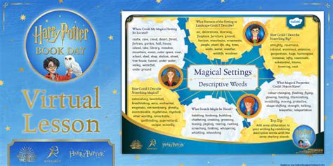 Free Magical Descriptive Words Harry Potter Book Day Twinkl