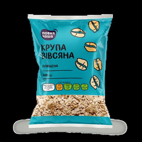 Крупа вівсяна «Повна Чаша»® плющена 500г – онлайн-супермаркет «Сільпо»