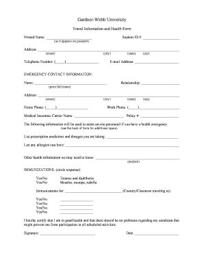 Fillable Online UNCW Quick Guide To Passports Passport Services UNCW