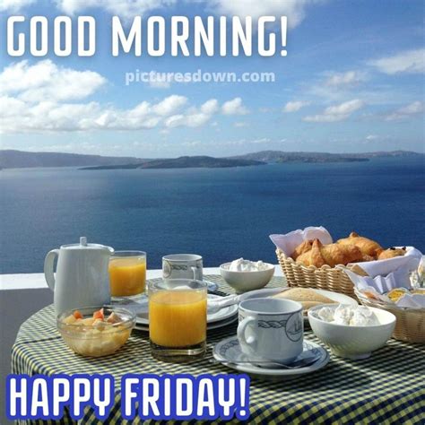 Good Morning Friday Coffee Image Sea Picturesdown