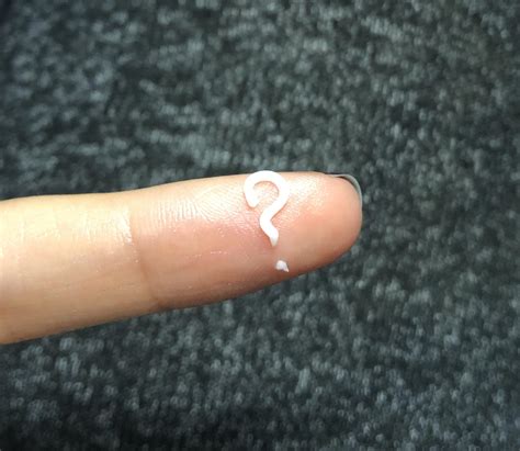 My Eye Cream Came Out In A Perfect Question Mark R Mildlyinteresting