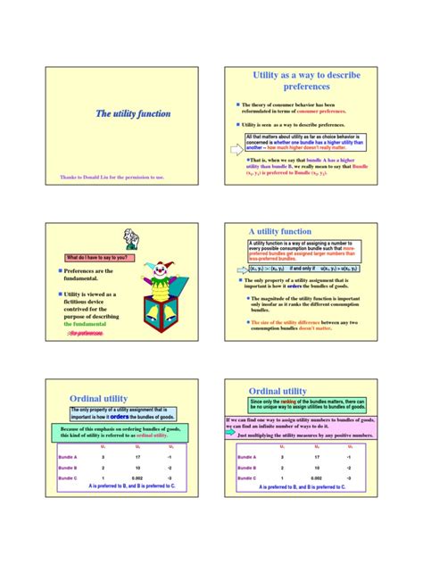 Utility Function Pdf Utility Function Mathematics