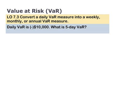 intro to value at risk var ppt stocks and bonds personal investing