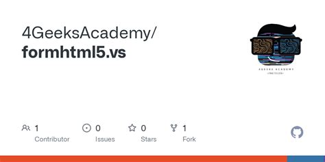 Github Geeksacademy Formhtml Vs