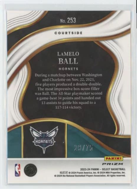 2023 24 Panini Select Pallacanestro Courtside Discoteca Bianca Palla 29