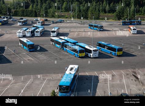 Hsl Helsingin Bussiliikenne Bus Base In Pohjois Pasila District Of