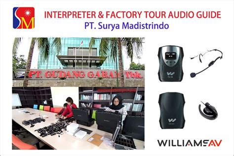Alat Interpreter Di Pt Gudang Garam Tbk Alat Audio Visual Indonesia