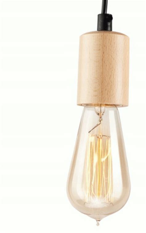 KINKIET Drewniany LAMPA Ścienna Ścienny LOFT LUX Rolety