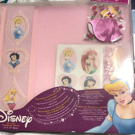 Disney Other Disney Scrapbook Album With 3d Stickers Poshmark