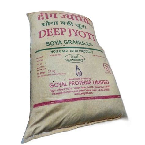 Dep Jyoti Soya Granules Packaging Type Plastic Bag Packaging Size