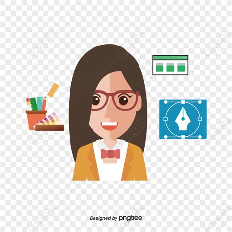 그래픽 디자이너 Png 일러스트 무료 다운로드 Lovepik