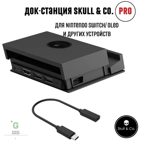 Док-станция "Jumpgate Dock" Skull & Co для Nintendo Switch / OLED ...