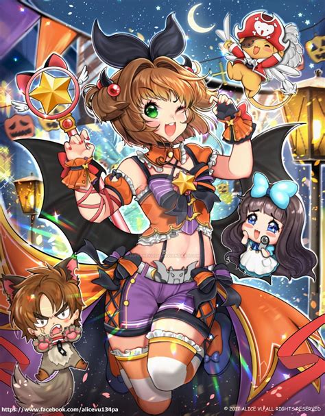Kinomoto Sakura Kero Daidouji Tomoyo And Li Syaoran Cardcaptor