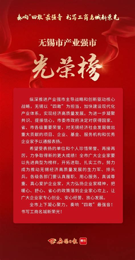 产业强市光荣榜，向奋斗致敬！