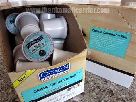 Thanks Mail Carrier Cinnabon Classic Cinnamon Roll Keurig K Cup Coffee Review