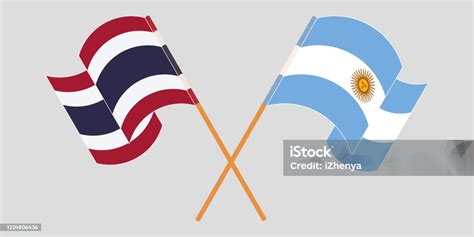 アルゼンチンとタイの交差し手を振る旗 アルゼンチンのベクターアート素材や画像を多数ご用意 アルゼンチン アルゼンチン文化