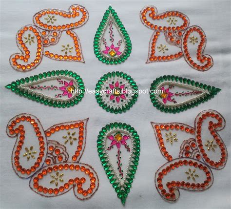 Ec Indian Handicrafts Marapachi Rubber Doll Decorations Kundan Rangoli Mix And Match Design 6