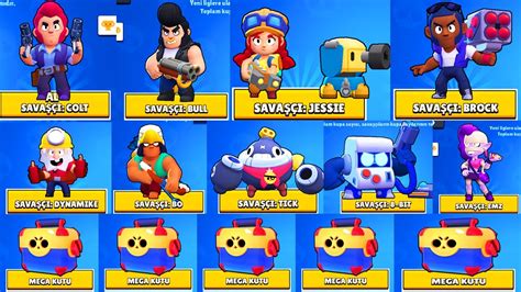 BÜtÜn ÖdÜllerİ Ayni Anda Alirsak Ne Olur Brawl Stars Youtube