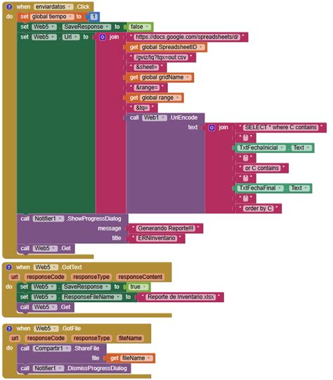 Create File Xlsx Through Query Sql Mit App Inventor Help Mit App