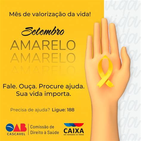 Oab Cascavel Setembro Amarelo