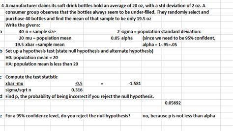 Solved Please Show The Excel Functions Used And How To