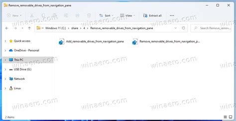 How To Remove Removable Drives From Navigation Pane In Windows 11