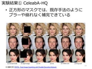 CVPR Pepsi Fast Image Inpainting With Parallel Decoding Network PPT