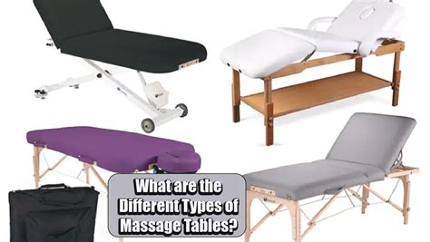 What Are The Different Types Of Massage Tables