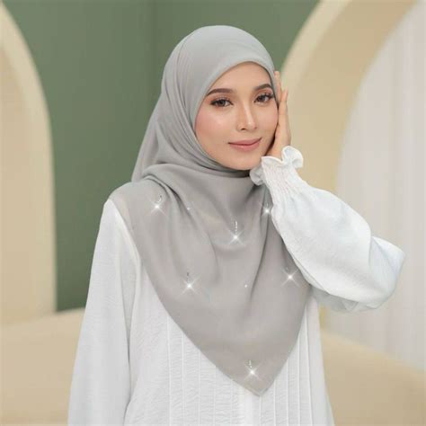 Munaza Anabella Bawal Cotton Batu Bidang 50 Shopee Malaysia