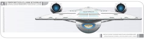 Perception Class Space Ship Paper Model From Star Trek