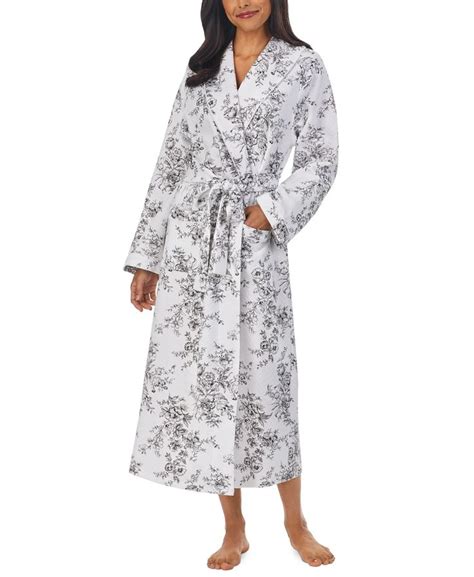 Eileen West Printed Diamond Quilt Wrap Robe Macys Eileen West