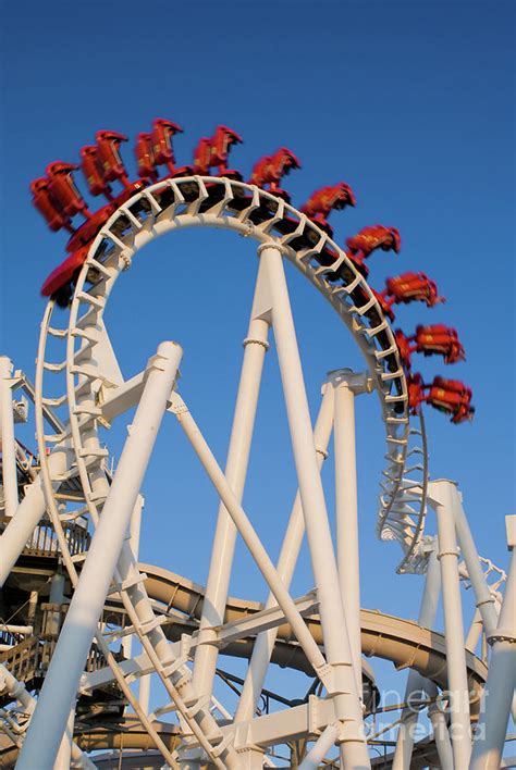 Inverted Roller Coaster Photograph By Anthony Totah Pixels