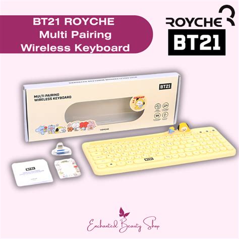 Bt21 Bts Multi Pairing Wireless Keyboard Shopee Malaysia