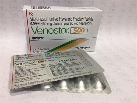 Micronized Purified Flavonoid Fracrtion Tablets Mpff 450 Mg Diosmin