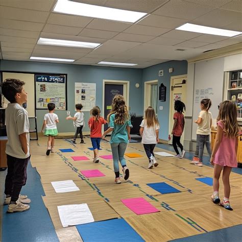 Students Following A Structured Transition Routine Between Activities