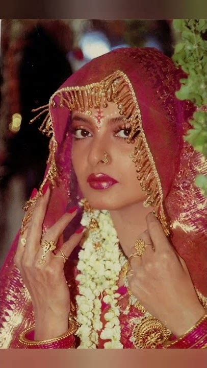 Bollywood Actor Rekha The Most Beautiful Picsrekhaaduge Shorts Viral