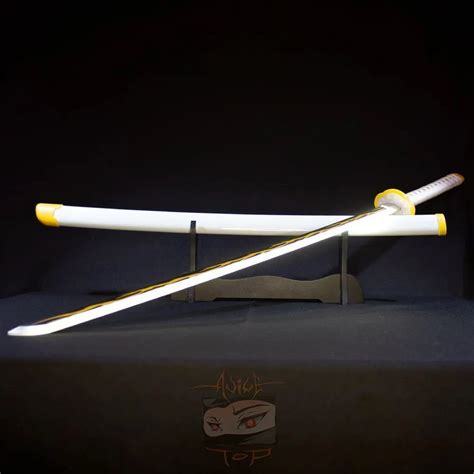 Световая катана из аниме Клинок рассекающий демонов Demon Slayer меч Зеницу Агацума купить с