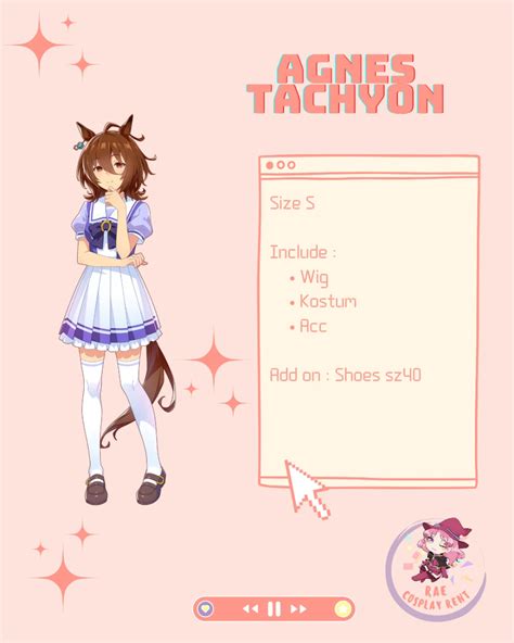 Agnes Tachyon Uma Musume Pretty Derby Raecosplayrent