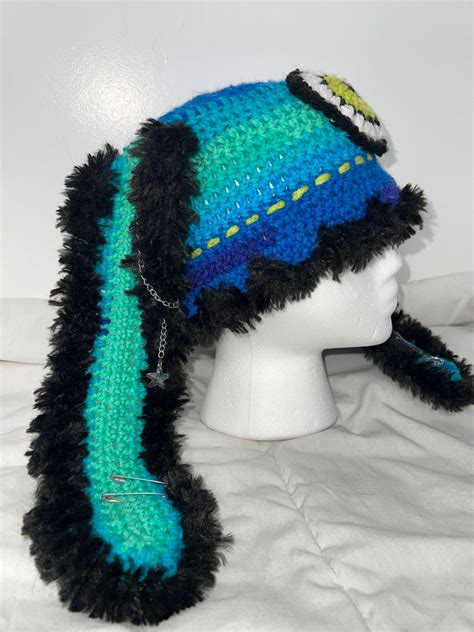 Ocean Eye Edm Cyclops Bunny Bucket Hat Etsy
