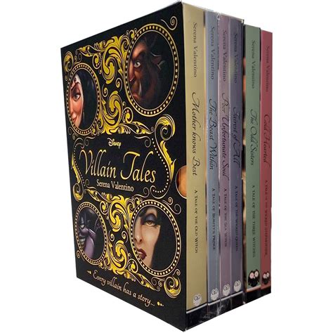 Disney Villain Tales Collection 6 Books Set By Serena Valentino