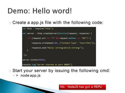 What Is Node Js Ppt