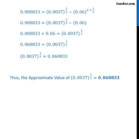 ex 6 4 1 class 12 using differentials find approximate value of