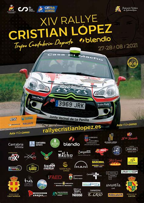 Rallye Blendio Memorial Cristian López trofeo Cantabria Deporte La