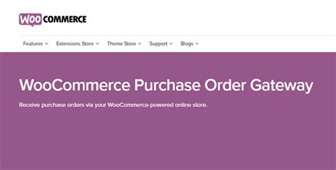 WooCommerce Purchase Order Payment Gateway