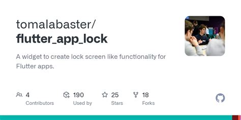 Flutter App Lock Lib Flutter App Lock Dart At Main · Tomalabaster