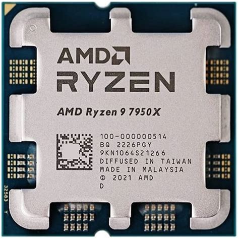 AMD CPU Ryzen 9 7950X Tray Pack 16 Cores Desktop Processor Track Pack