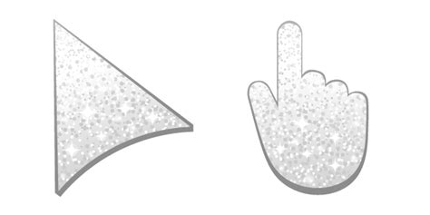 Snow White Glitter Cursor Custom Cursor