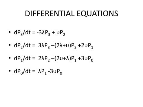 Markov Model For Tmr System With Repair Ppt